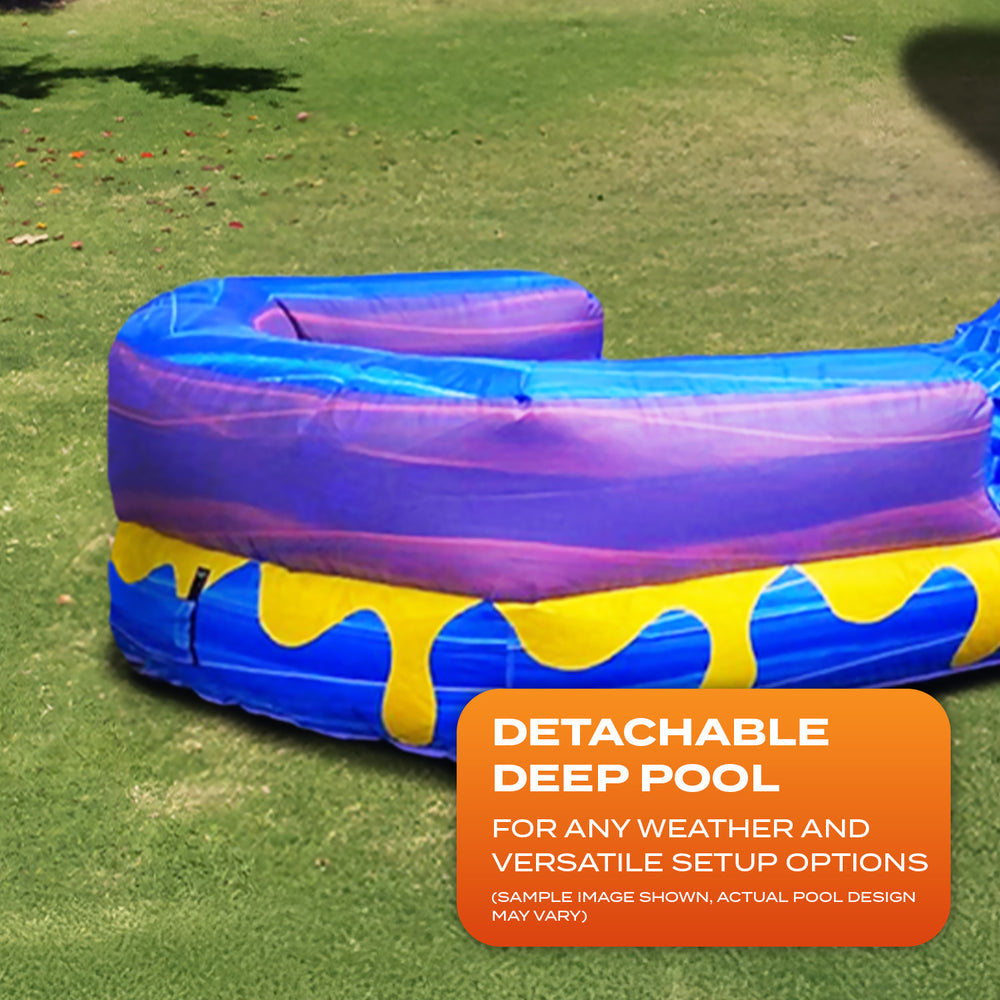 Chill Out with the Ice Pops 19ft Slide - The Coolest Inflatable Adventure!