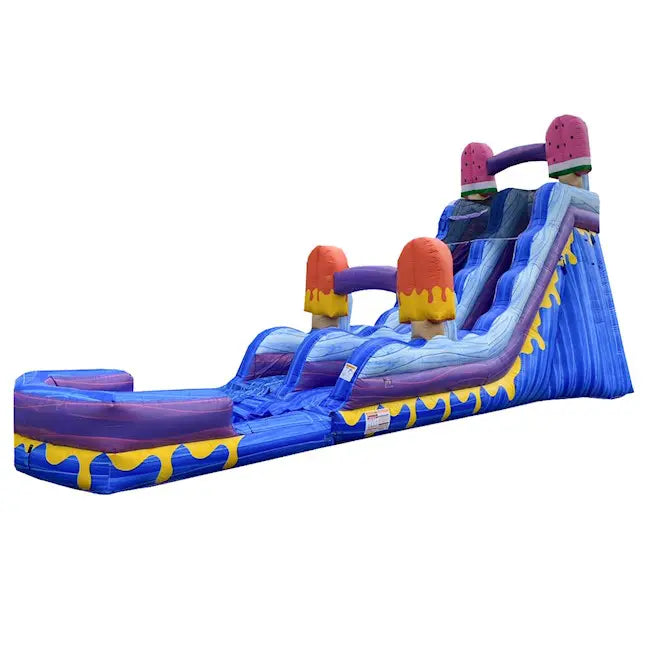 Chill Out with the Ice Pops 19ft Slide - The Coolest Inflatable Adventure!