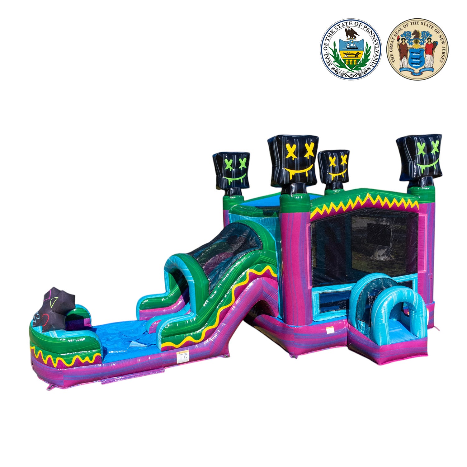 Level Up Dual Lane Combo: Elevate Your Inflatable Experience