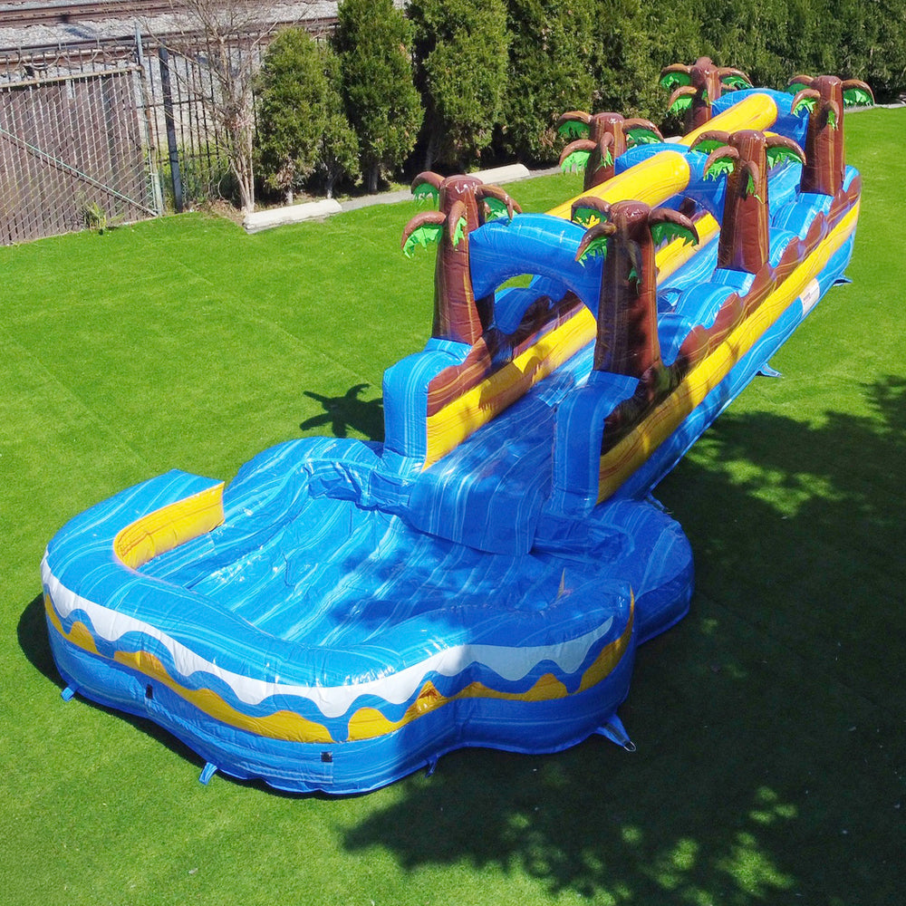 Slip n Slide Bliss: JumpOrange Fun for Unforgettable Moments!