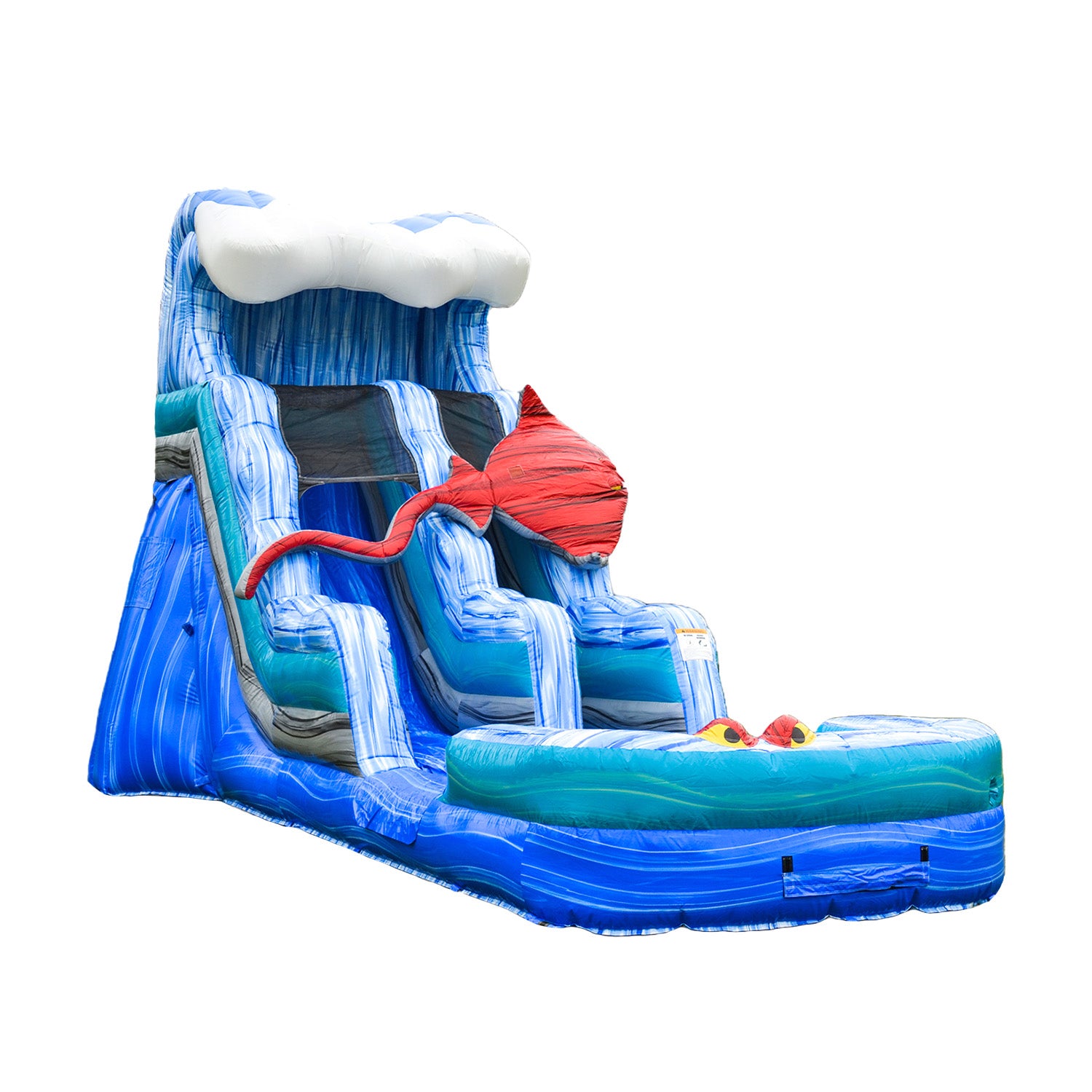 Explore the Thrills with Our Available Now Stingray Attack 15 ft Slide!